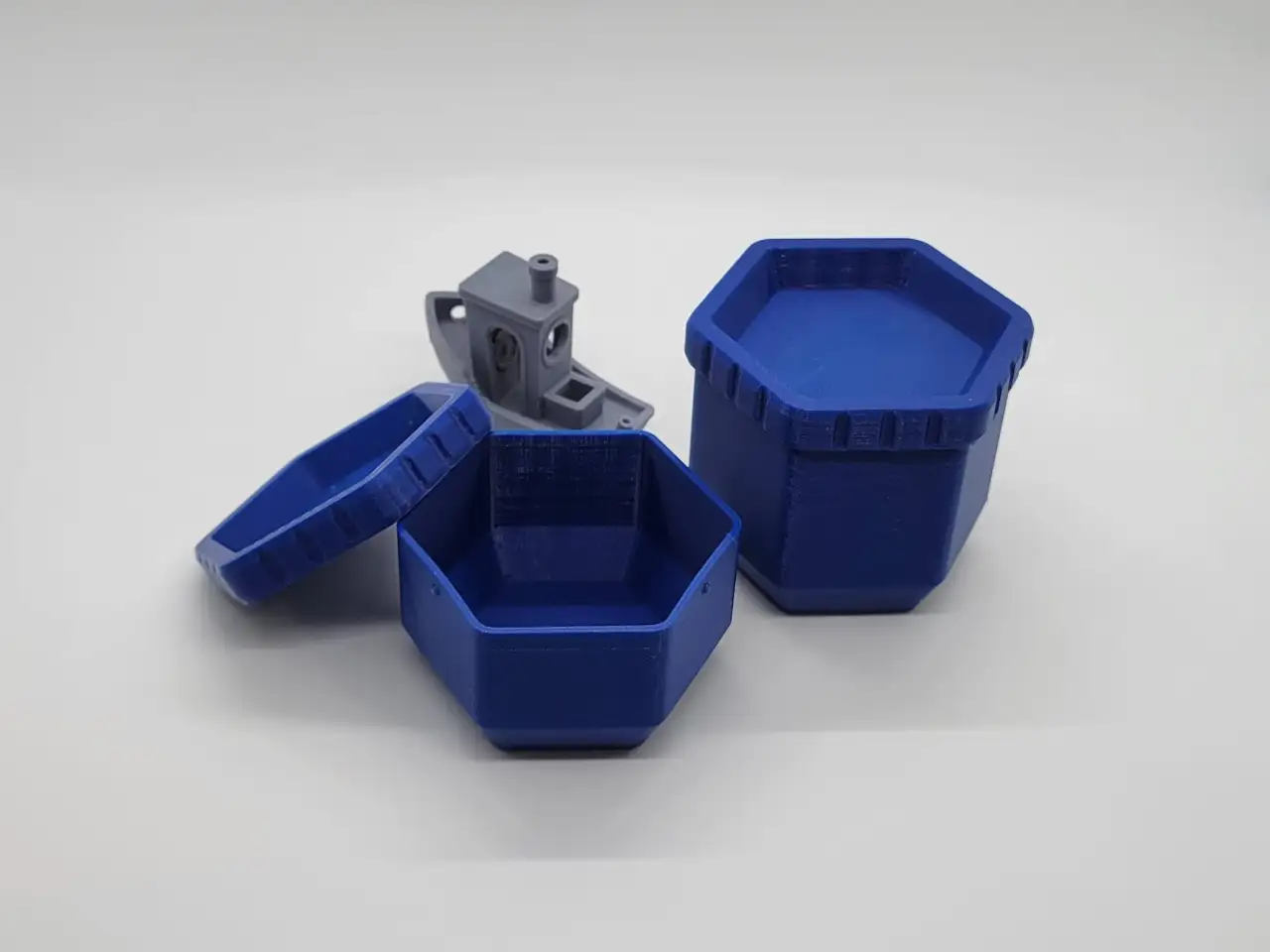 Stackable Hexagonal Storage Container | 3D Printed Storage
